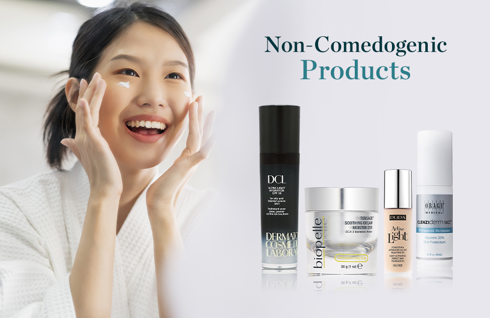Shopping Guide - Non-Comedogenic Products
