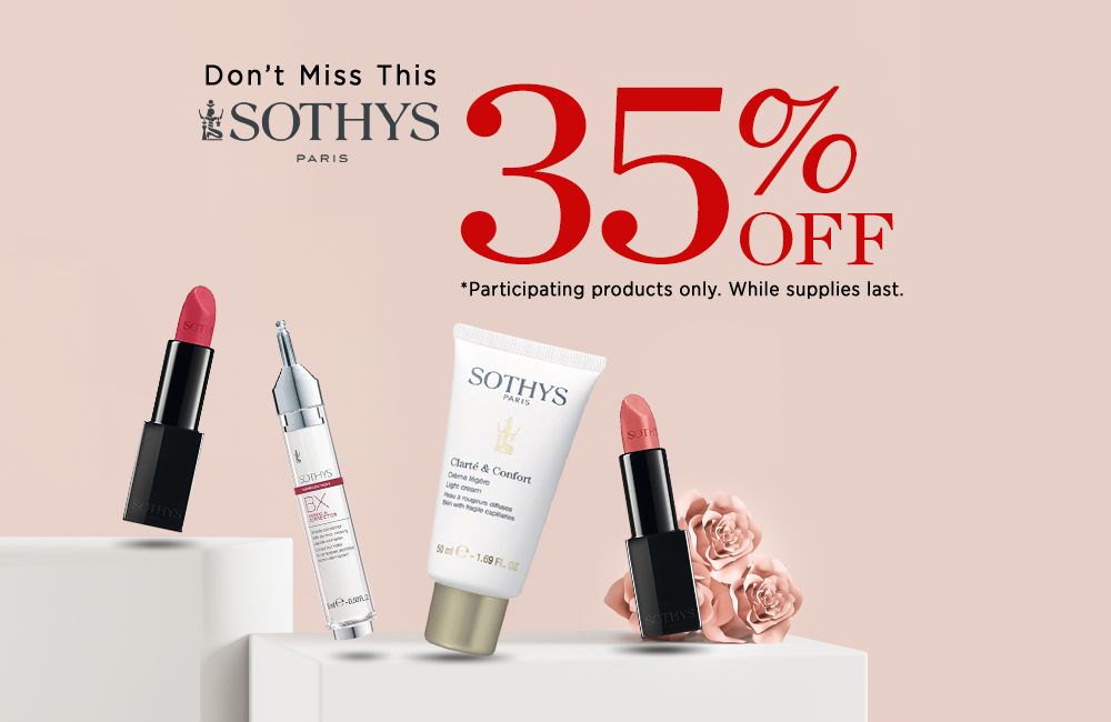 Shopping Guide - Sothys: Get 35% Off on participating products only!